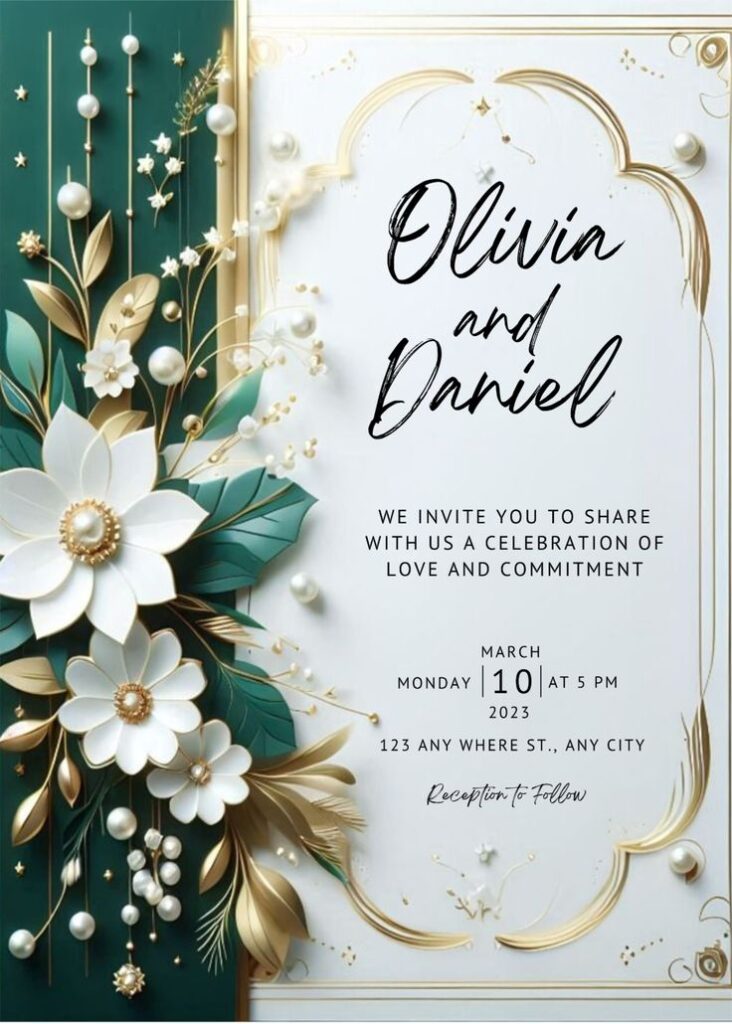 Digital Wedding Invitations – Pretty Chic Custom Creations